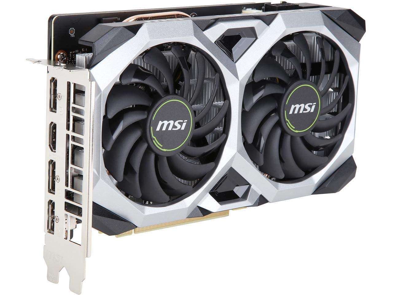 MSI Gaming GeForce GTX 1660 192-Bit HDMI/DP 6GB GDRR5 HDCP Support DirectX 12 Dual Fan VR Ready OC Graphics Card (GTX 1660 VENTUS XS 6G OC)