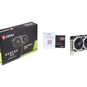 MSI Gaming GeForce GTX 1660 192-Bit HDMI/DP 6GB GDRR5 HDCP Support DirectX 12 Dual Fan VR Ready OC Graphics Card (GTX 1660 VENTUS XS 6G OC)