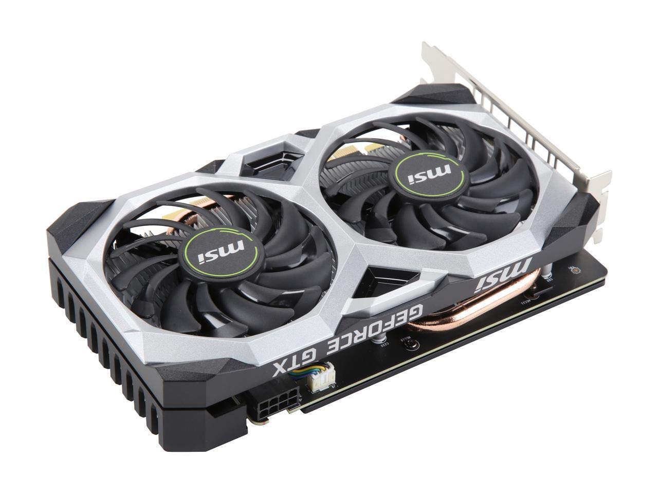 MSI Gaming GeForce GTX 1660 192-Bit HDMI/DP 6GB GDRR5 HDCP Support DirectX 12 Dual Fan VR Ready OC Graphics Card (GTX 1660 VENTUS XS 6G OC)