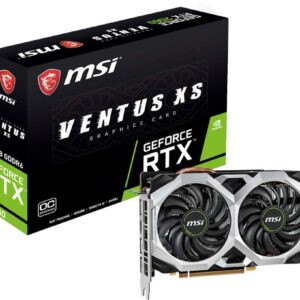 MSI Gaming GeForce RTX 2060 6GB GDRR6 192-bit HDMI/DP Ray Tracing Turing Architecture VR Ready Graphics Card (RTX 2060 VENTUS XS 6G OC)