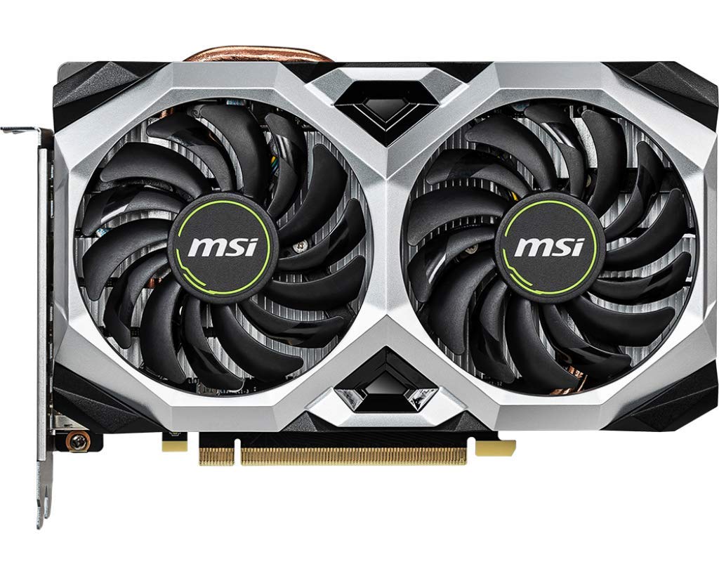 MSI Gaming GeForce RTX 2060 6GB GDRR6 192-bit HDMI/DP Ray Tracing Turing Architecture VR Ready Graphics Card (RTX 2060 VENTUS XS 6G OC)