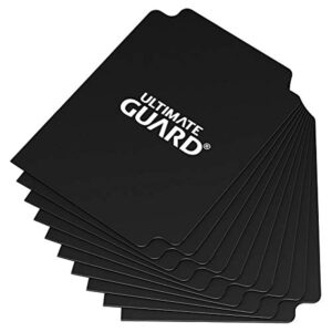 ultimate guard black card dividers (10) standard size individual pack