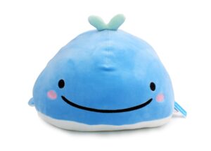 vintoys very soft blue whale shark hugging pillow plush doll fish plush toy stuffed animals 17"