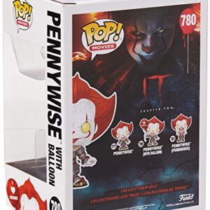 Funko Pop! Movies: It 2 - Pennywise with Balloon, Multicolor, us one-Size