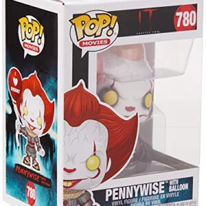 Funko Pop! Movies: It 2 - Pennywise with Balloon, Multicolor, us one-Size