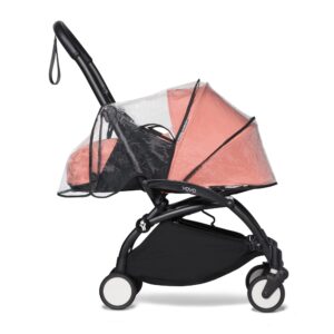 babyzen yoyo rain cover for 0+ newborn pack - protect baby from bad weather - easy to install & store - includes storage bag