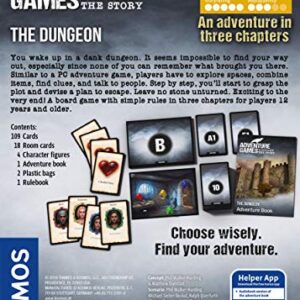 Adventure Games: The Dungeon - A Kosmos Game from Thames & Kosmos | Collaborative, Replayable Storytelling Gaming Experience for 2 To 4 Players Ages 12+