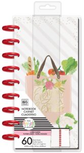 the happy planner - classic half sheet note pad - foodie