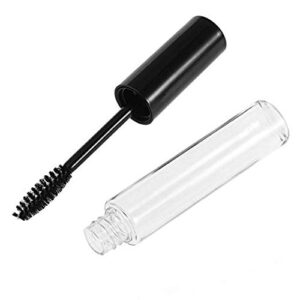 Sinen 3pcs 10ml Empty Mascara Tube Wand Eyelash Cream Container Bottle with 3 Rubber Inserts 3 Funnels 3 Transfer Pipettes