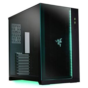 LIAN LI PC-O11 Dynamic Razer Edition Black Tempered glass ATX Mid Tower Gaming Computer Case - PC-O11D Razer