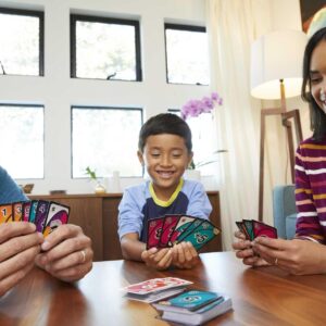 Mattel Games UNO Flip! Card Game for Kids, Adults & Family Night with Double-Sided Cards in Collectible Storage Tin (Amazon Exclusive)