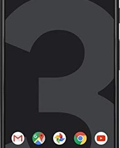 Google Pixel 3 XL Unlocked GSM/CDMA - US Warranty (Just Black, 128GB) (Renewed)