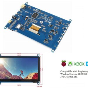 7inch HDMI LCD (H) 1024x600 IPS Capacitive Touch Screen LCD Display HDMI Module for Raspberry Pi, Jetson Nano,BB Black, Banana Pi Support Microsoft XBOX360 and Nintendo Switch