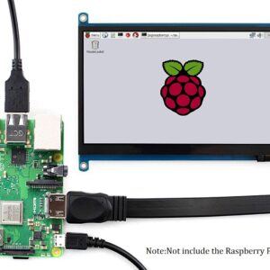 7inch HDMI LCD (H) 1024x600 IPS Capacitive Touch Screen LCD Display HDMI Module for Raspberry Pi, Jetson Nano,BB Black, Banana Pi Support Microsoft XBOX360 and Nintendo Switch