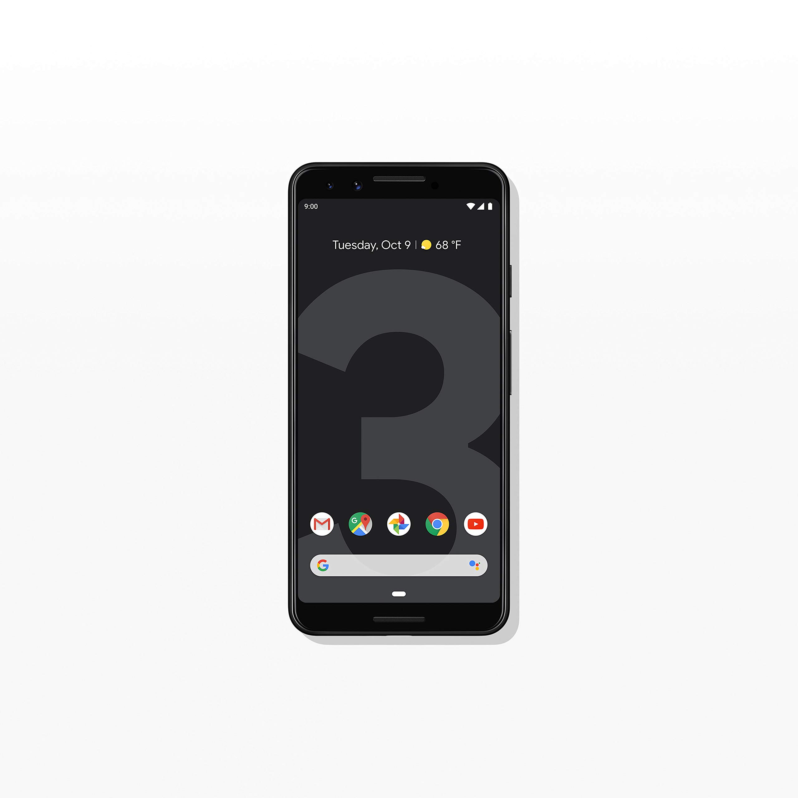 Google - Pixel 3 with 64GB Memory Cell Phone (Unlocked) - Just Black