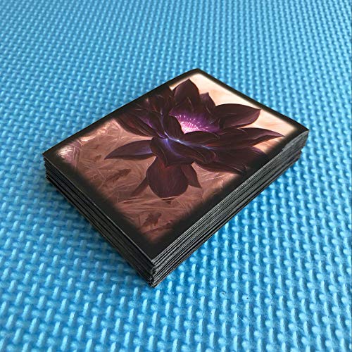 120 PCS/LOT Black Lotus Game Sleeves Cards Sleeve Card Cover for Trading Cards TCG Board Games Protective Sleeves 66x91mm