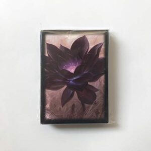 120 PCS/LOT Black Lotus Game Sleeves Cards Sleeve Card Cover for Trading Cards TCG Board Games Protective Sleeves 66x91mm