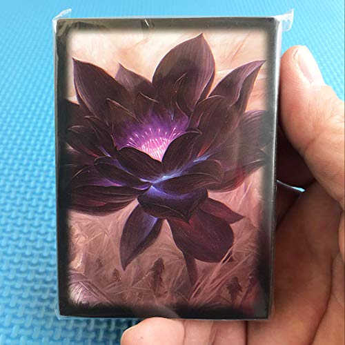 120 PCS/LOT Black Lotus Game Sleeves Cards Sleeve Card Cover for Trading Cards TCG Board Games Protective Sleeves 66x91mm