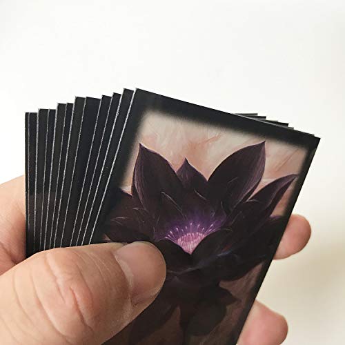 120 PCS/LOT Black Lotus Game Sleeves Cards Sleeve Card Cover for Trading Cards TCG Board Games Protective Sleeves 66x91mm