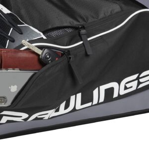 Rawlings | R1502 Wheeled Catcher's Bag | Baseball/Softball | Black