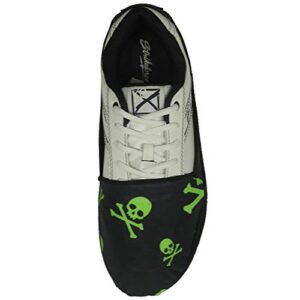 bowlingball.com Bowling Shoe Slider (Lime Green Skulls)