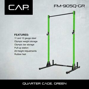 CAP Barbell FM-905Q Color Series Power Rack Exercise Stand, Green