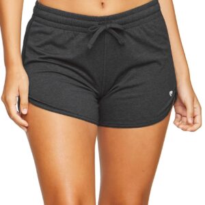 Colosseum Active Women's Simone Cotton Blend Yoga and Running Short (Black, Medium)