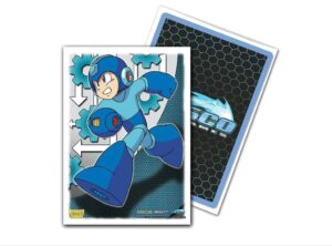 arcane tinmen aps art16001 dragon shield: art sleeves classic-mega man standard (100), megaman