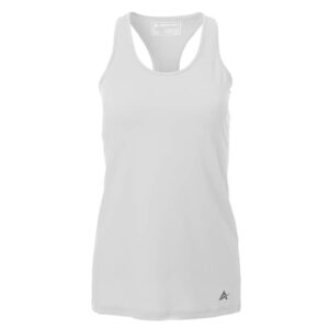 arctic cool women's tank instant cooling moisture wicking performance upf 50+ tank top | lightweight breathable tank for running, workout, exercise, yoga, fishing, arctic white, l