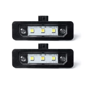 Gempro License Plate Light, 2Pcs LED License Plate Tag Lamp Assembly For Ford Mustang Focus Fusion Flex Taurus Lincoln Mercury Lincoln