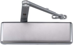 lynn hardware extra heavy duty commercial door closer, dc9016 automatic door closer, surface-mounted auto door closer, size 1-6 commercial door closer heavy duty for heavy traffic areas, aluminum