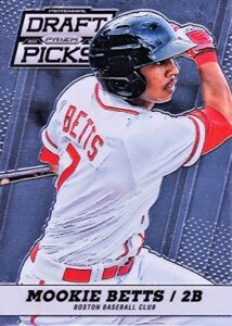 2013 panini prizm perennial draft picks - mookie betts - boston red sox baseball rookie card rc #46