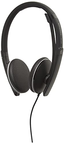 Sennheiser SC 165 USB (508317) - Double-Sided (Binaural) Headset for Business Professionals | with HD Stereo Sound, Noise-Cancelling Microphone, & USB Connector (Black)