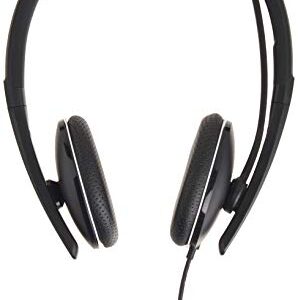 Sennheiser SC 165 USB (508317) - Double-Sided (Binaural) Headset for Business Professionals | with HD Stereo Sound, Noise-Cancelling Microphone, & USB Connector (Black)