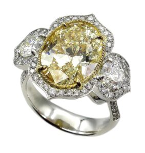 metmejiao sparkling oval yellow citrine ring white topaz women wedding jewelry 925 silver (7)