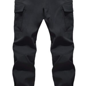 MAGCOMSEN Waterproof Pants Mens Fleece Lined Pants Winter Pants Men Hiking Pants Tactical Pants Snow Pants Snowboarding Pants Army Pants