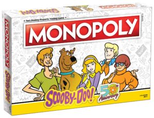 monopoly scooby-doo! board game | official scooby-doo! merchandise based on the popular scooby-doo! cartoon | classic monopoly game featuring scooby-doo! characters