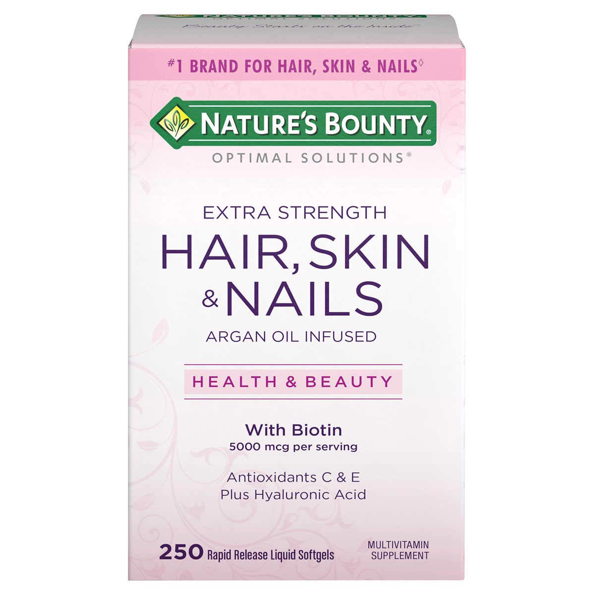 Nature's Bounty Hair, Skin and Nails, 250 Softgels