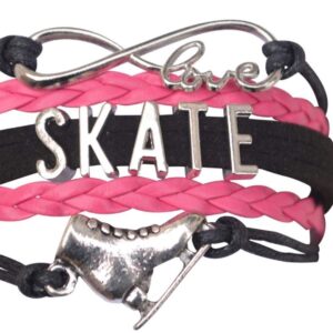 Sportybella Figure Skating Bracelet, Figure Skating Jewelry, Ice Skating Jewelry, Ice Skate Charm Bracelet - Figure Skating Gifts