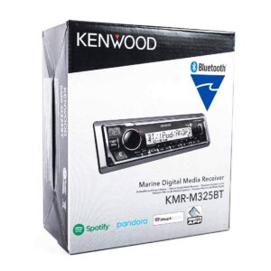 kenwood kmr-m325bt marine digital media receiver with bluetooth