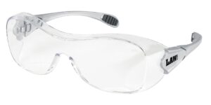 crews og110af law over the glass polycarbonate clear anti-fog (2-pack)