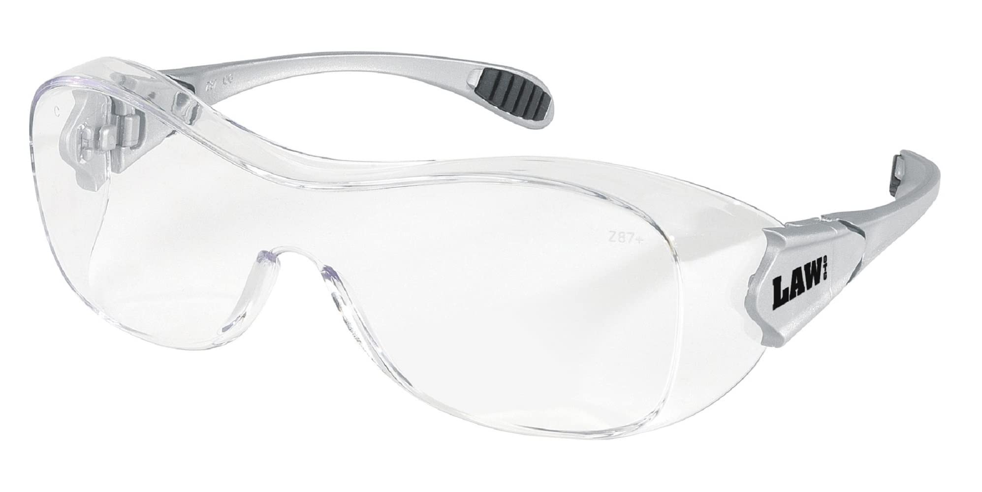 Crews OG110AF Law Over The Glass Polycarbonate Clear Anti-Fog (2-Pack)