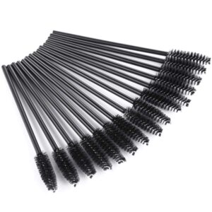 tbestmax 200 disposable mascara wand eyebrow brushes spoolies applicator for eyelash extension makeup kits