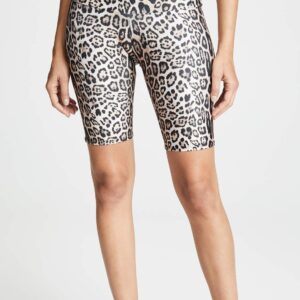 Onzie Women's Hig Rise Bike Short, Leopard, S/M