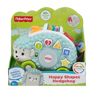 fisher-price ghr16 linkimals happy shapes hedgehog, interactive baby toy with lights and sounds