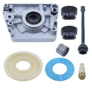 Oil Pump Drive Worm Gear Clutch Dust Cover Set for Husqvarna 268 272 66 61 JONSERED 625 630 670 Chainsaw 501512501