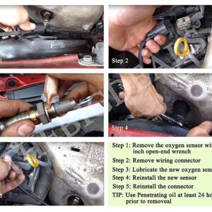 Oxygen Sensor Replacement downstream or upstream For Ford Mercury Lincoln Mazda compatible with 15719