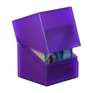 ultimate guard amethyst boulder 100+ heavy-duty deck box case protector