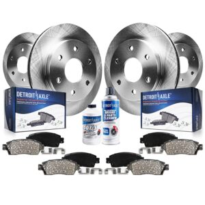 detroit axle - brake kit for 2007 2008 2009 ford expedition lincoln navigator brakes rotors and ceramic brake pads front & rear replacement