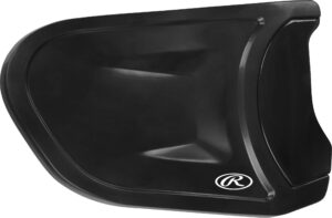 rawlings | r-ext coolflo batting helmet face guard | fits all coolflo (rcfh) helmet models | right-hand batter | black